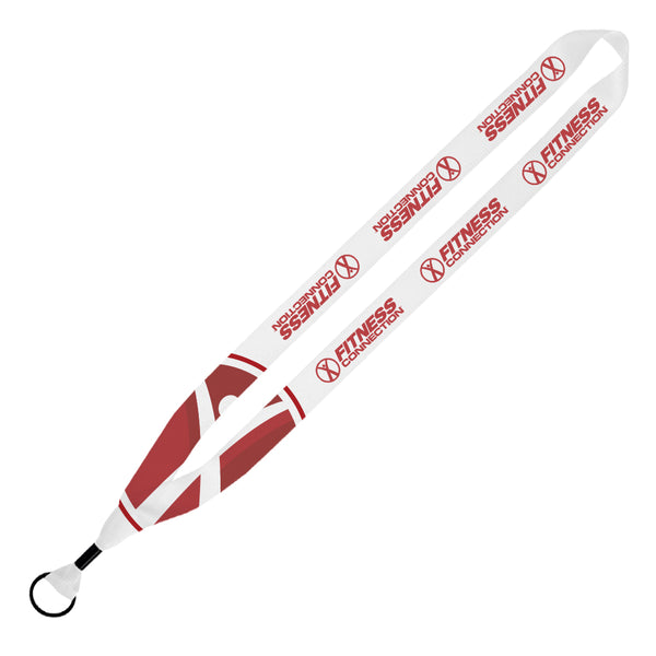 White Lanyard - Fitness Connection